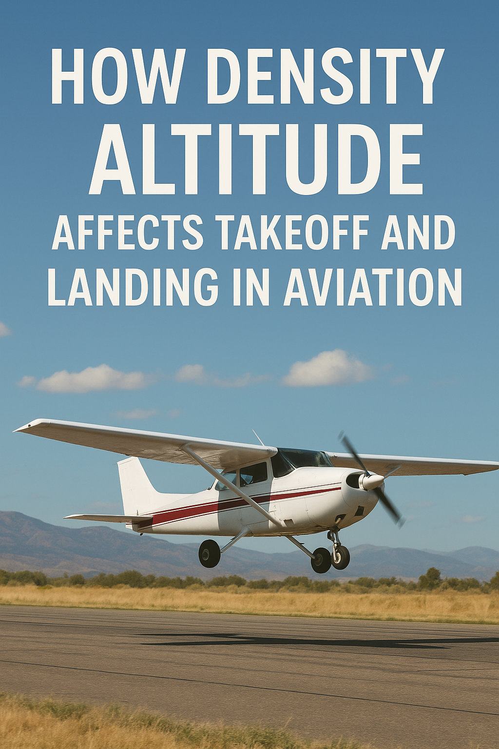 How Density Altitude Affects Takeoff and Landing in Aviation ...